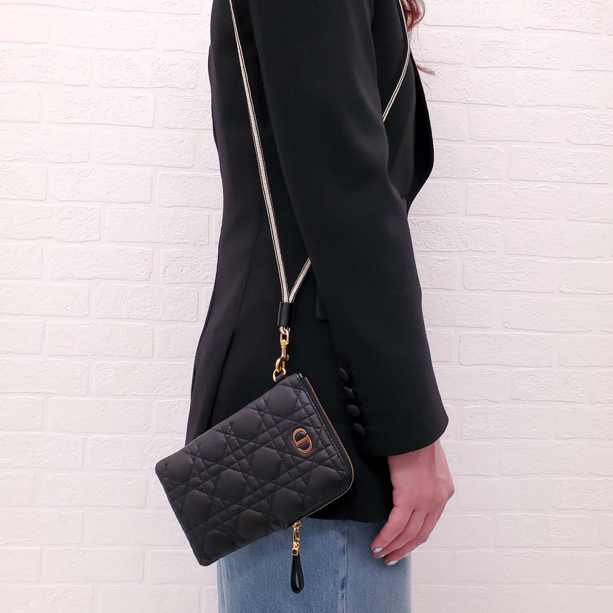 DIOR BLACK CANNAGE CARO MULTIFUNCTIONAL BAG – Rewind Couture