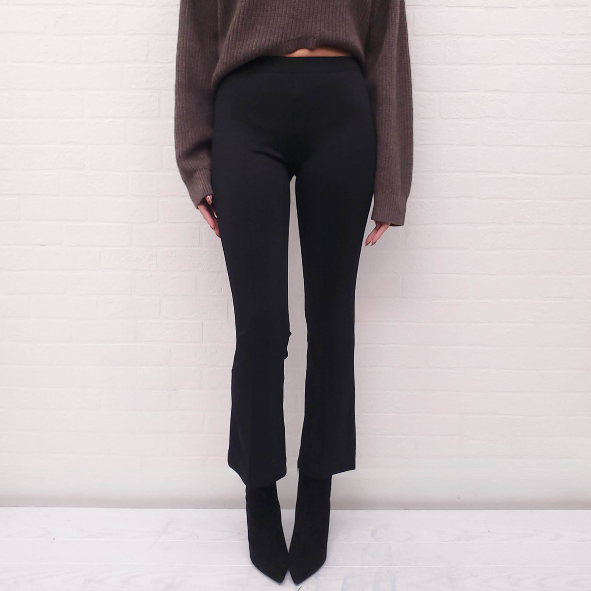 HELMUT LANG BLACK LEGGING PANT WITH SLIT - SIZE S – Rewind Couture
