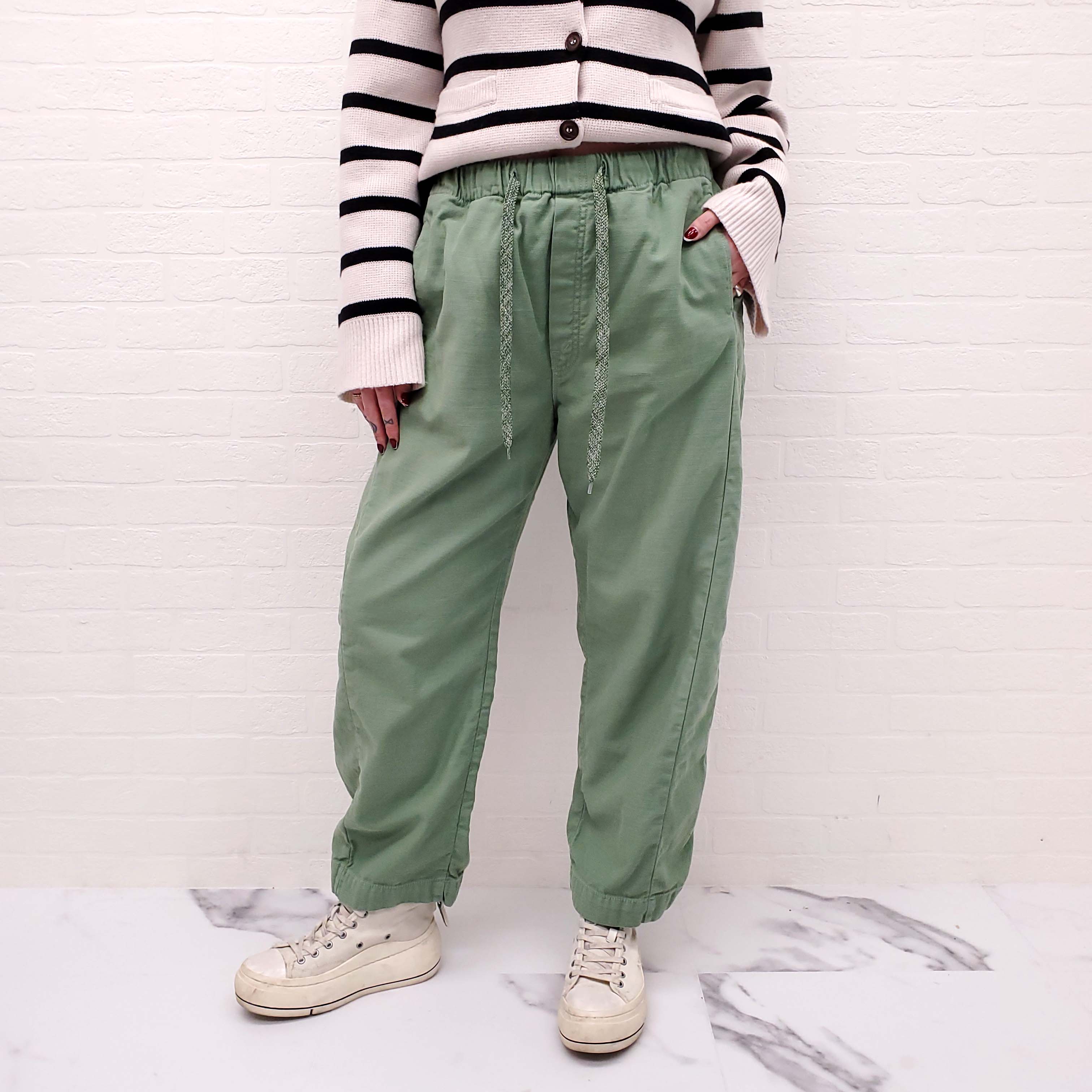 MOTHER GREEN 'THE DRAWN HALF PIPE ANKLE’ PANTS - SIZE 30 – Rewind Couture